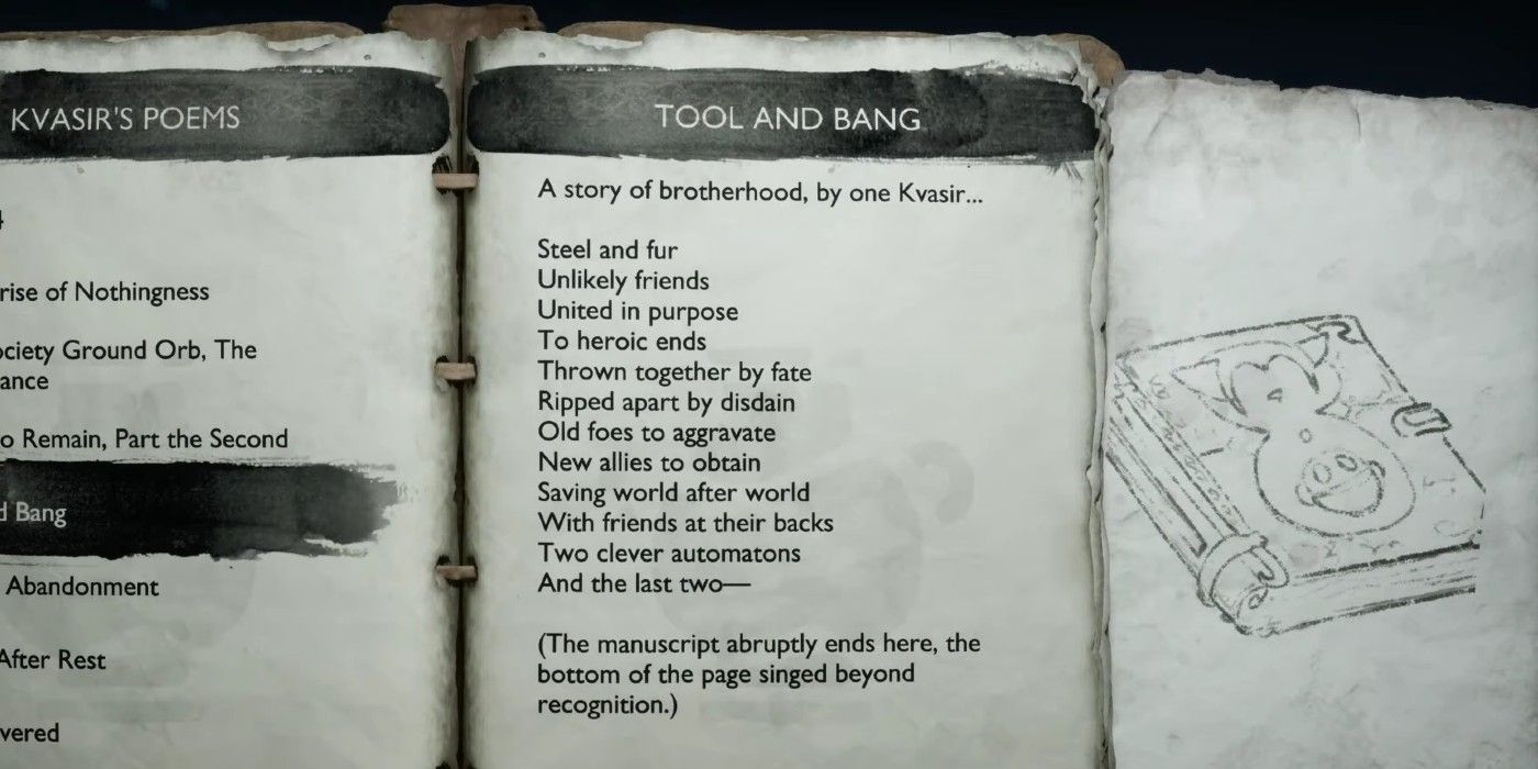 God of War Ragnarök: Every Kvasir Poem PlayStation Reference