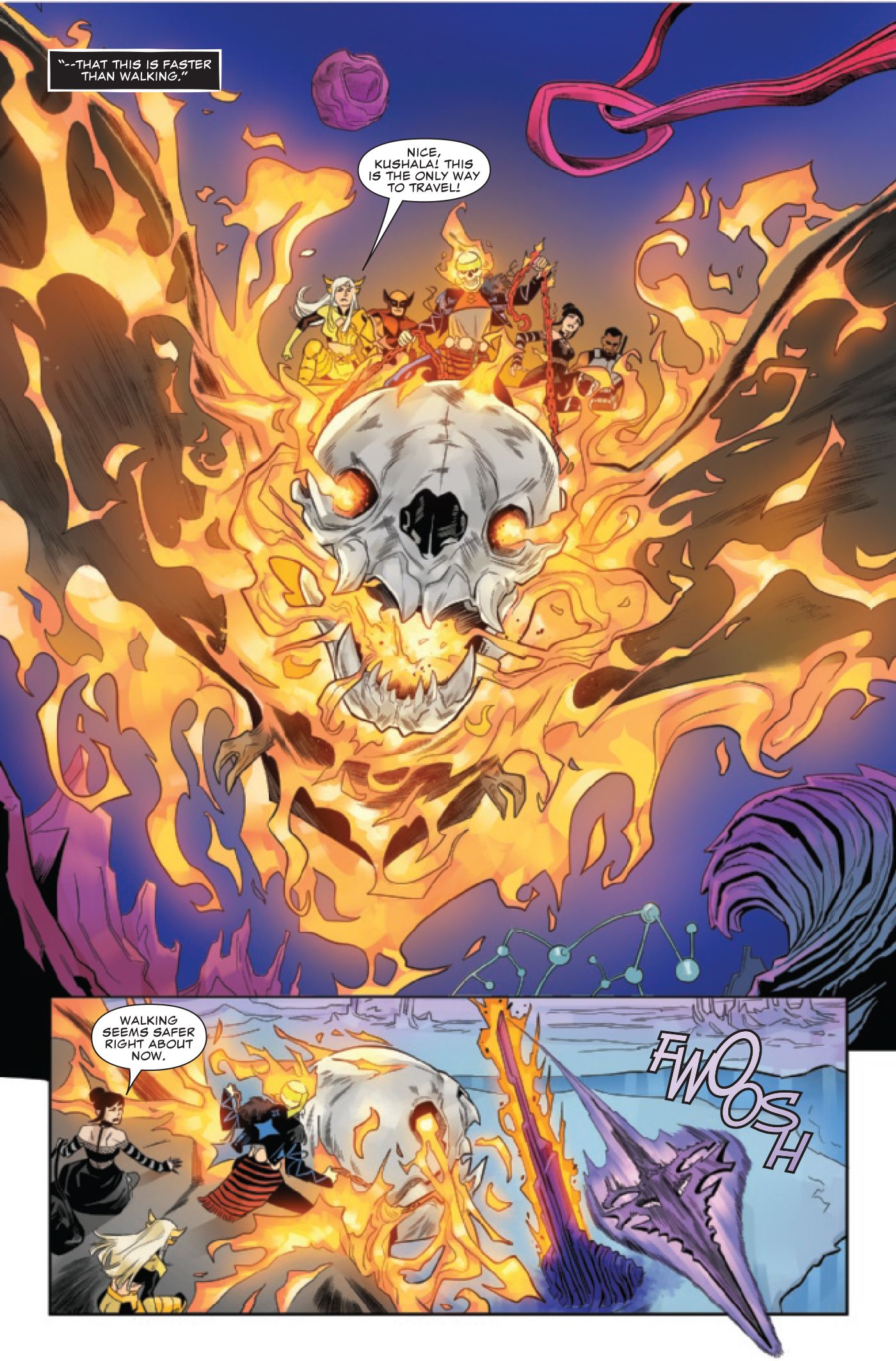 One of Marvel's Ghost Riders Just Got a Hellish New Pet