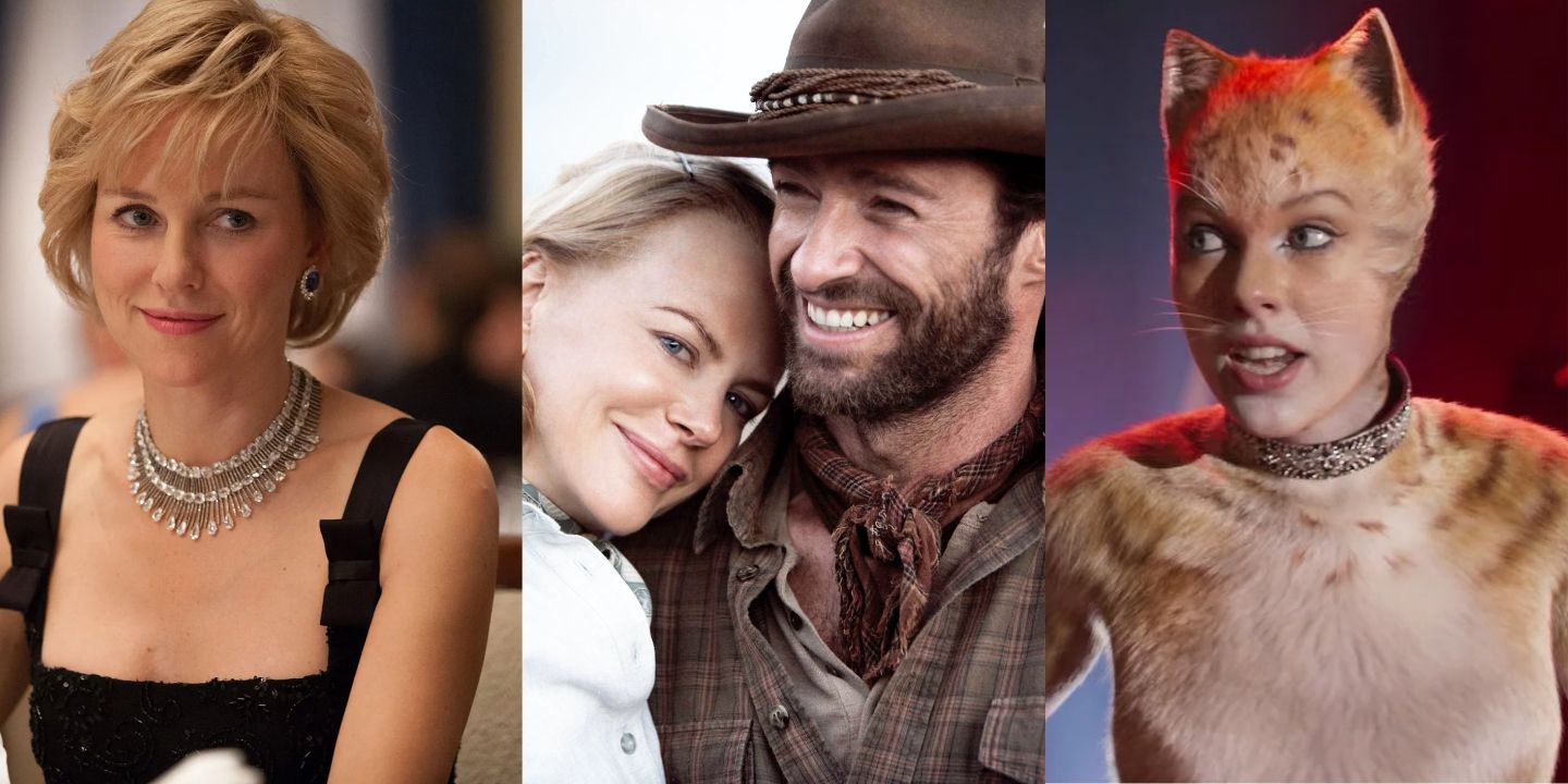10 Oscar-Bait Movies That Bombed With Critics