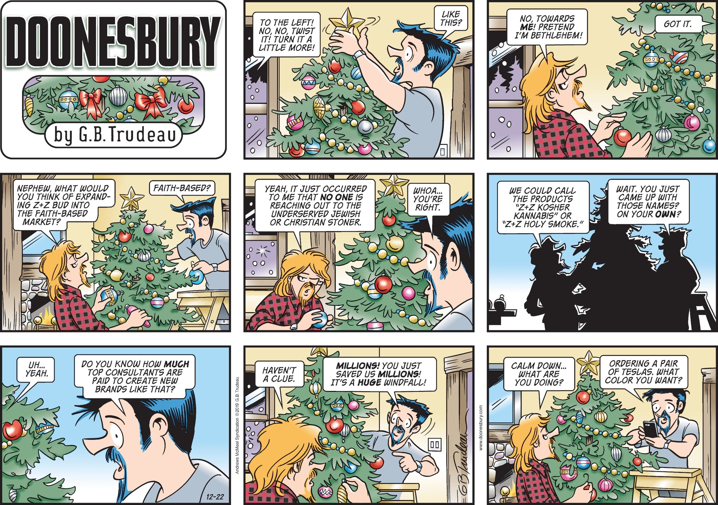 Doonesbury Has Been A Correspondent on the War on Christmas for 50 Years
