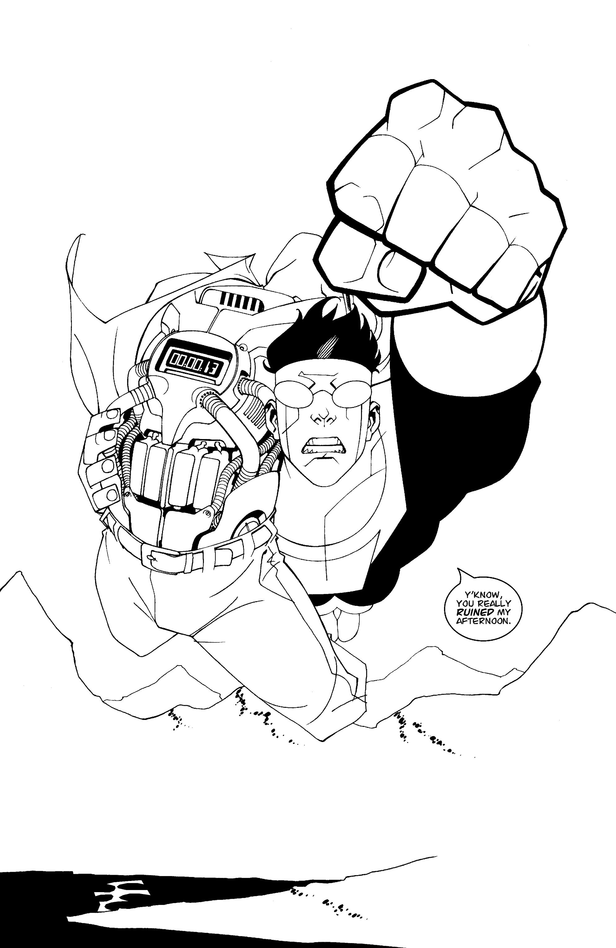 Invincible Undeluxe Reprints Mark Grayson's Origin in Black and White ...