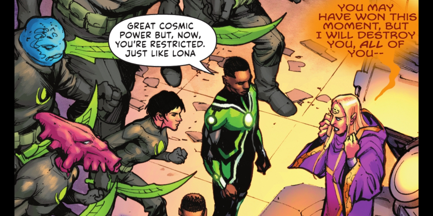 Green Lantern John Stewart Turned an Enemy into a New God