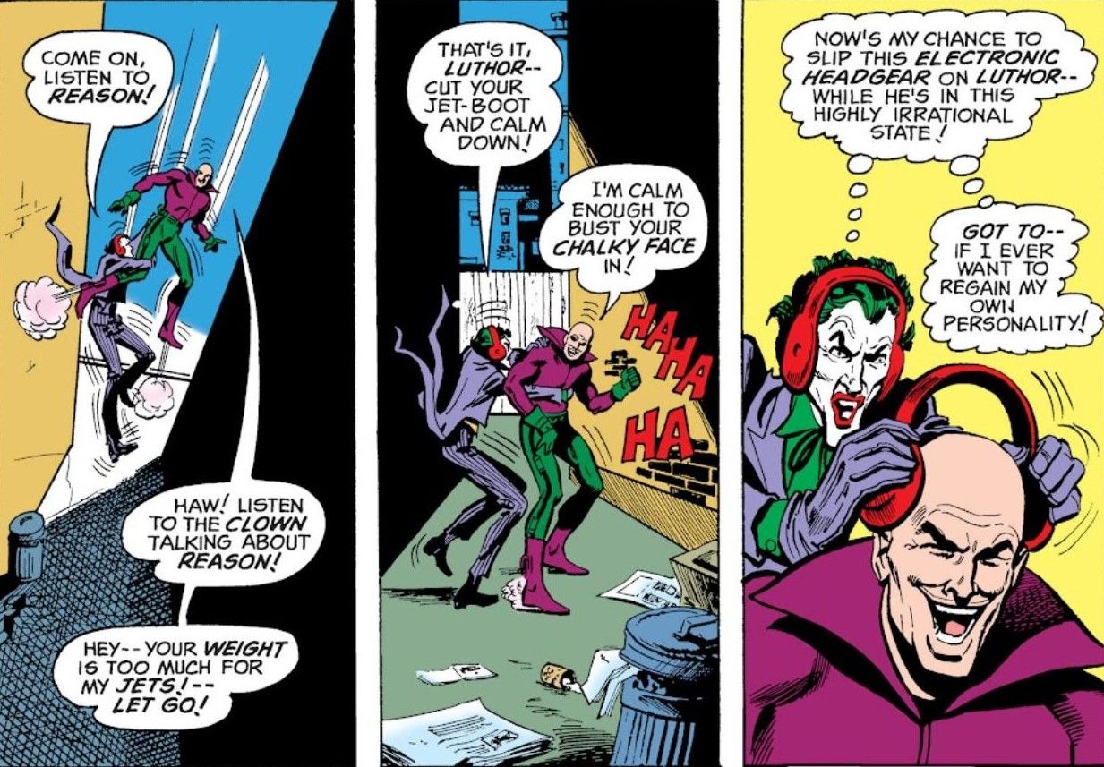 The Joker Once Gained All Of Lex Luthor's Intelligence