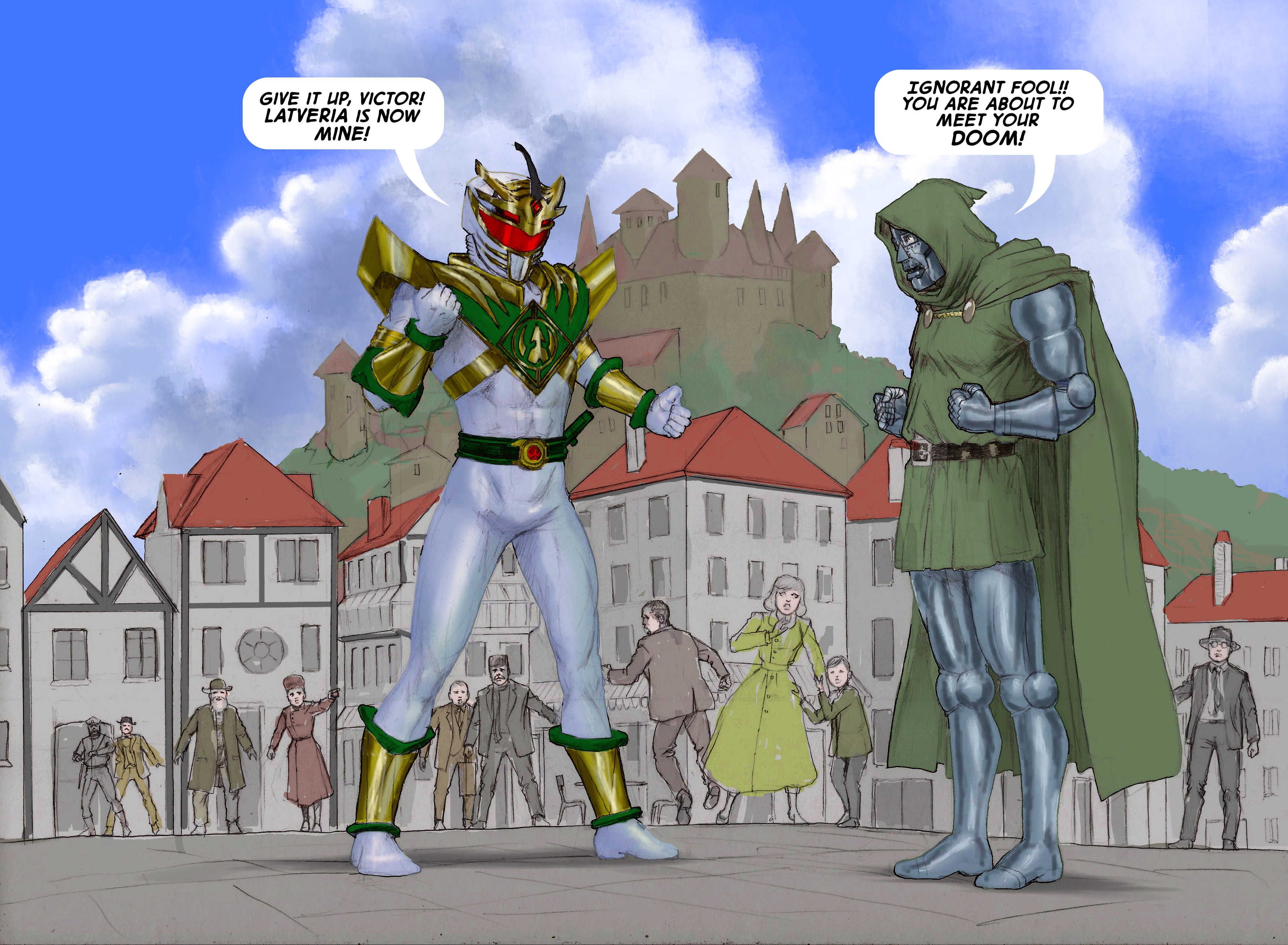 Line it is Drawn: Power Rangers Comic Book Team-Ups/Mash-Ups