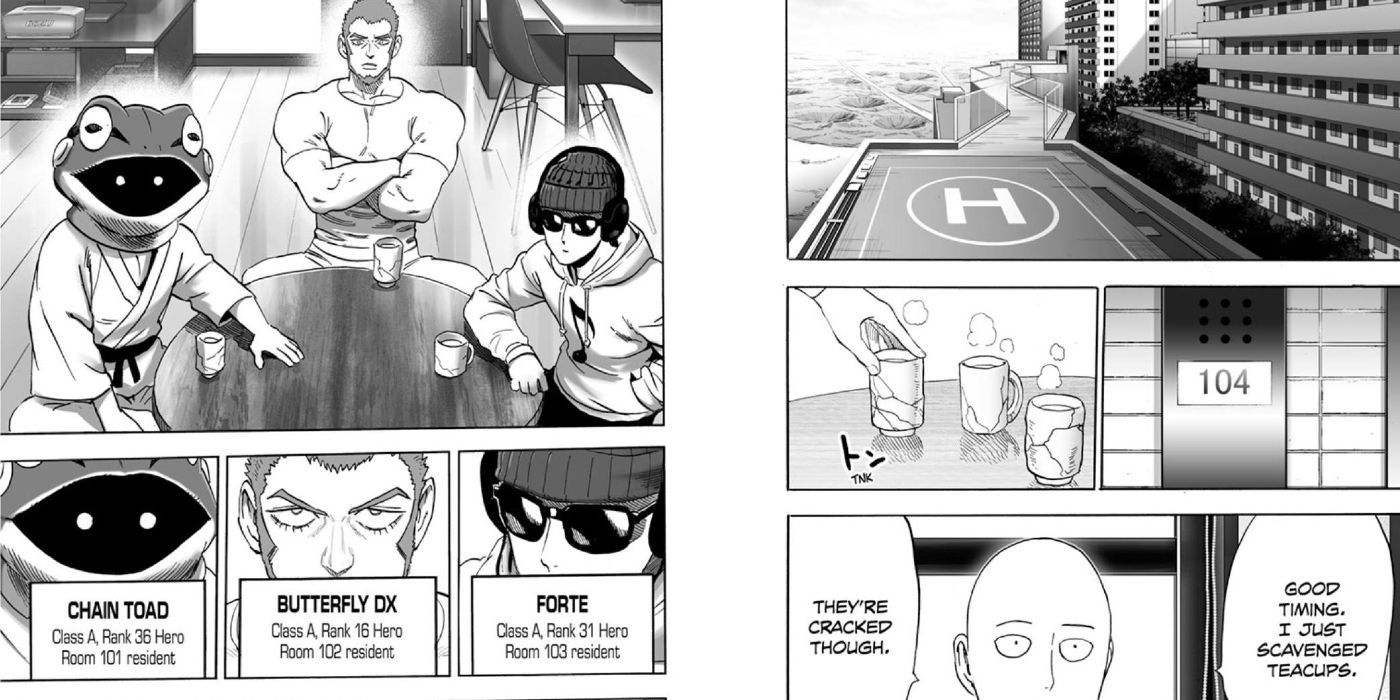 One-Punch Man: Saitama Meets His New Neighbors in Chapter 172