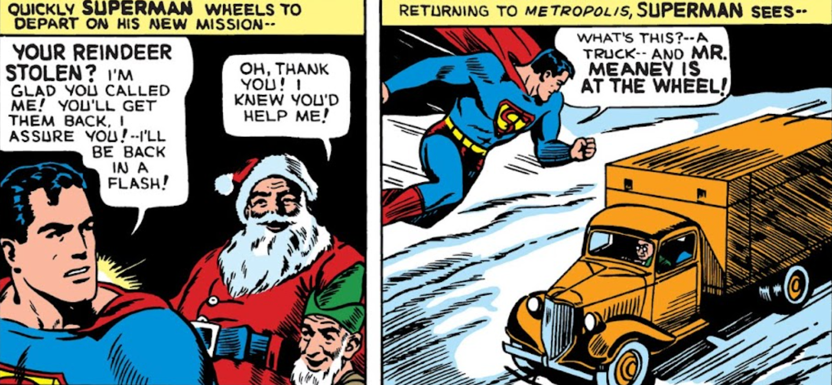 Santa Claus' Comic Book Debut was With Superman