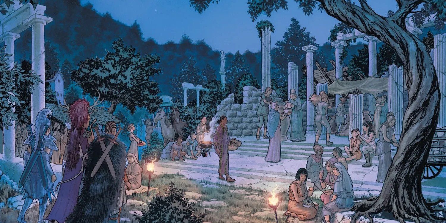 The Amazons and the Gods Go to War in DC's Wonder Woman Historia #3