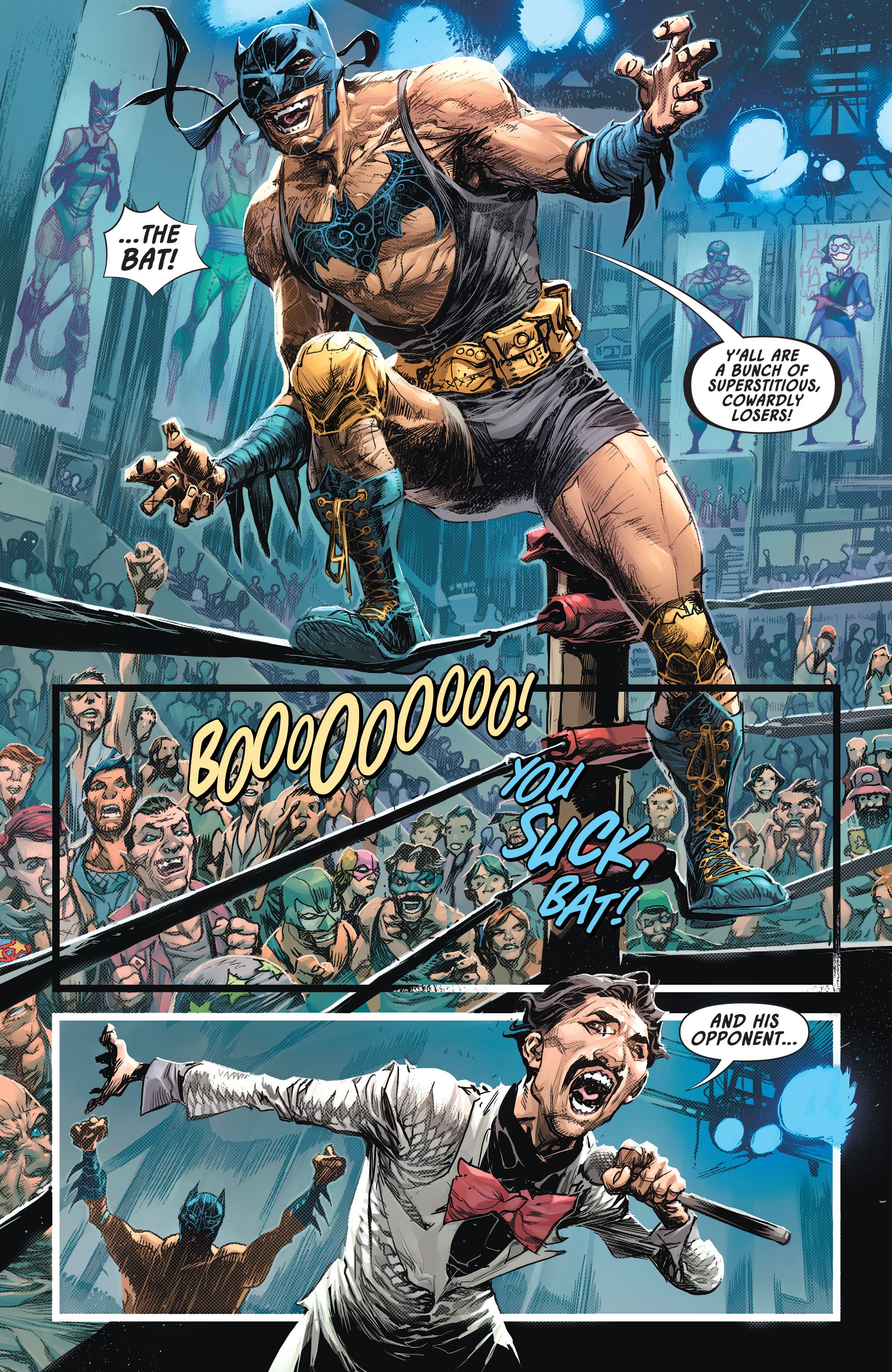 Old Man Bane Is a Massive Professional Wrestler in One Bad Day Old Man Bane Is a Massive Professional Wrestler in One Bad Day