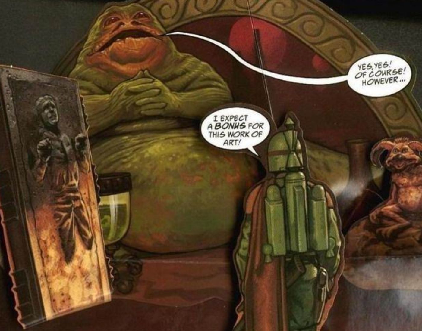 Star Wars' Boba Fett Once Had a Pop-Up Comic Book