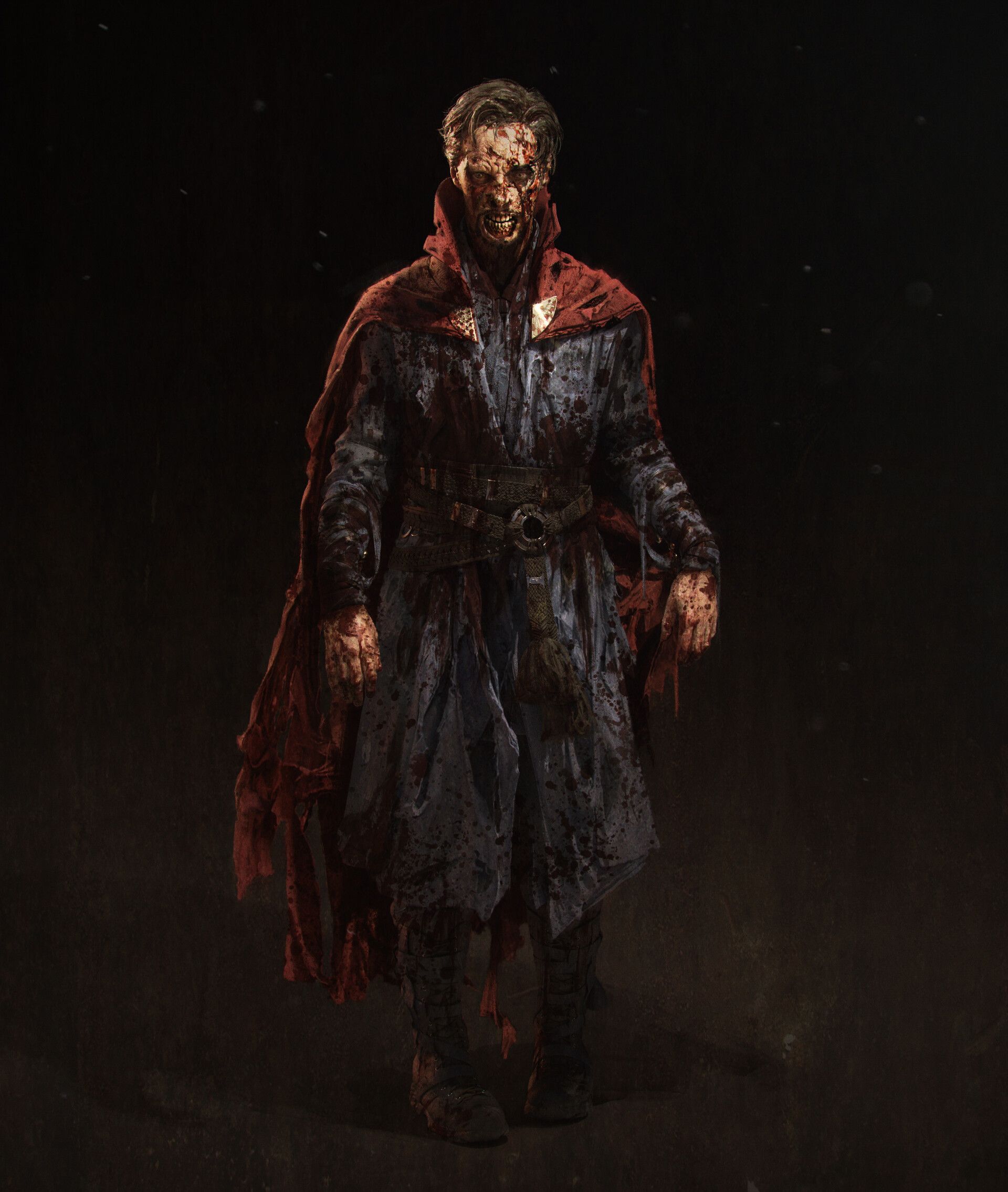 Multiverse of Madness Concept Art Reveals an Even More Gory Zombie ...