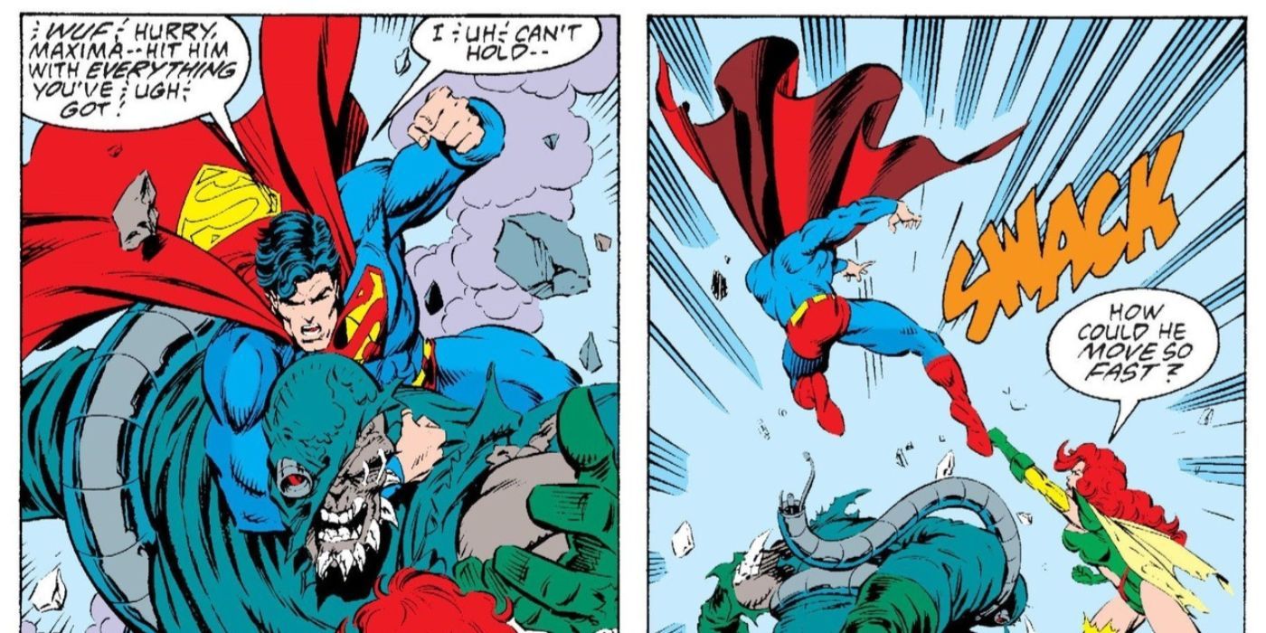 Maxima Actually Enjoyed Fighting Superman's Doomsday