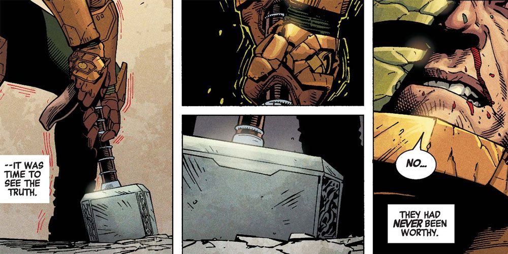 10 Marvel Characters Who Failed Spectacularly At Lifting Thor's Hammer