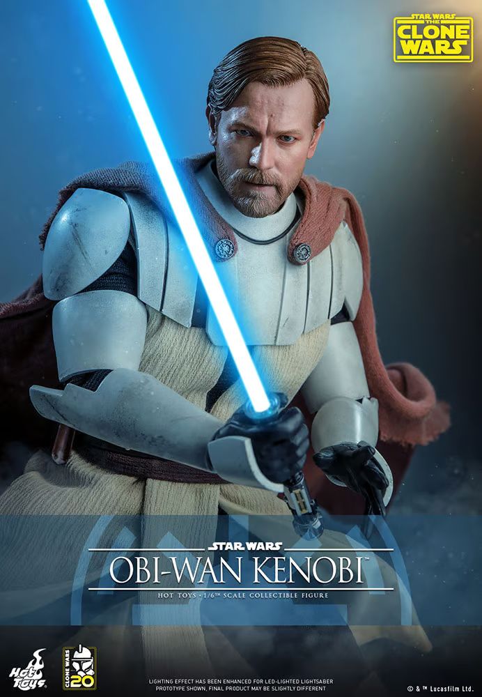 Obi Wan Kenobis Clone Wars Look Gets A Hot Toys Figure