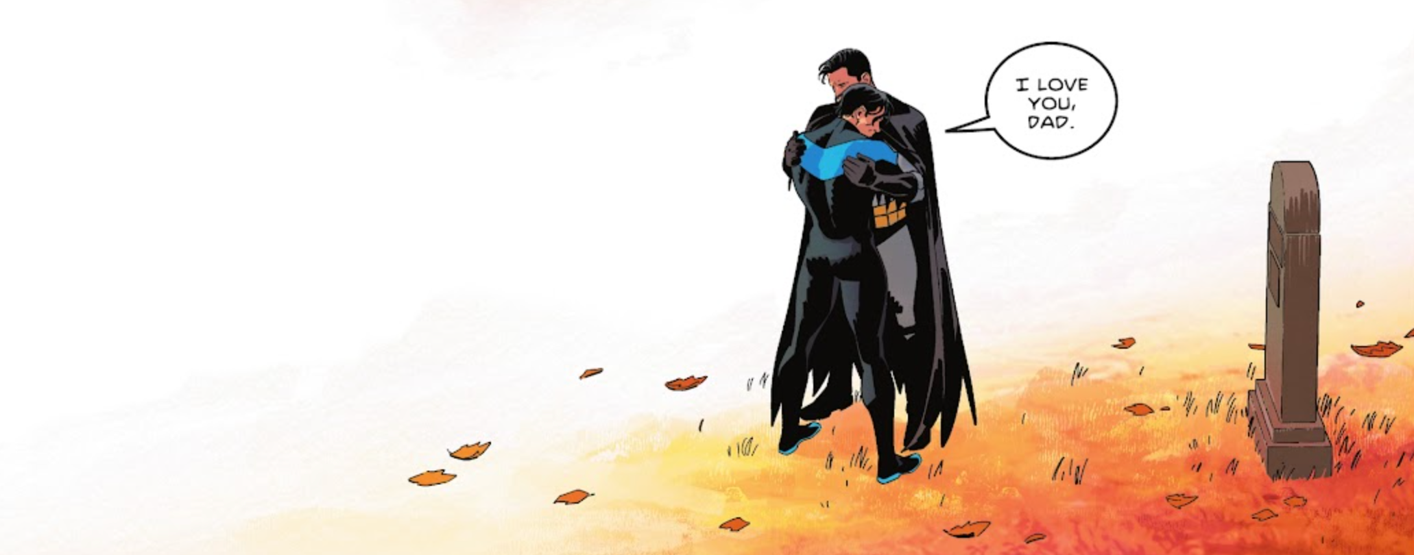 Nightwing Fans Celebrate Dick Grayson Finally Calling Batman 'Dad'