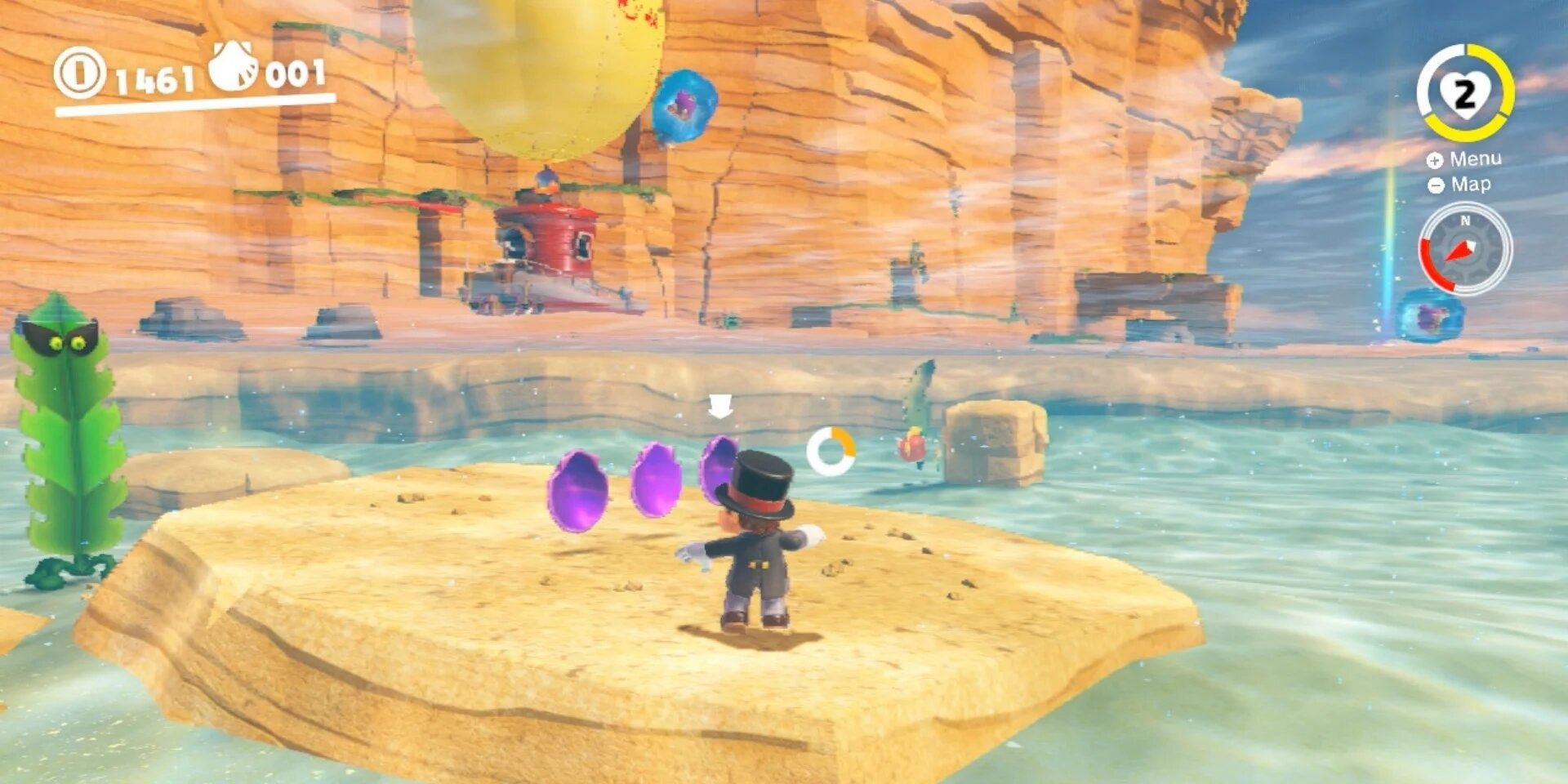 Super Mario Odyssey: How To Find Every Purple Coin In Seaside Kingdom