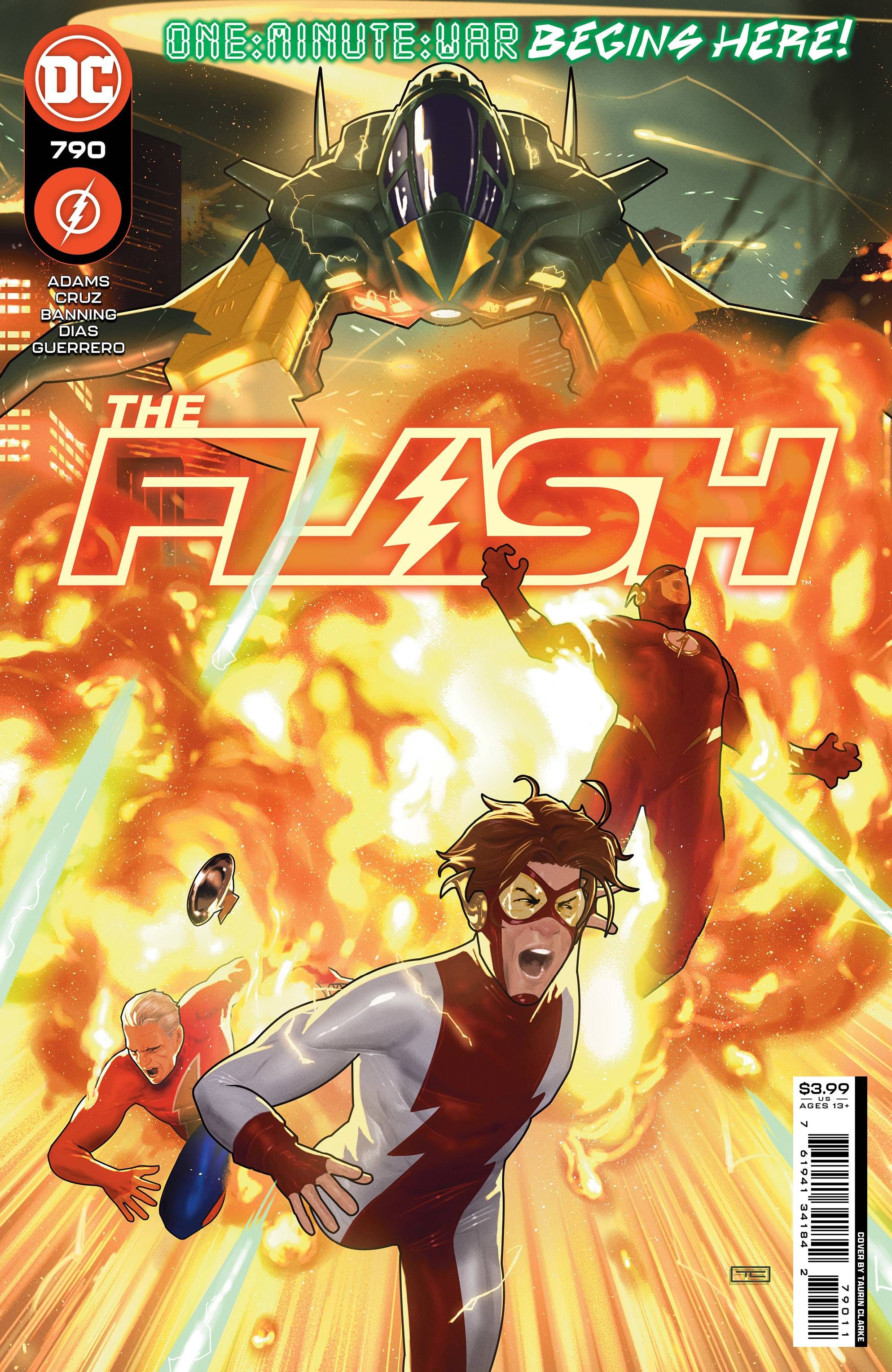 The One Minute War Begins in DC's The Flash #790