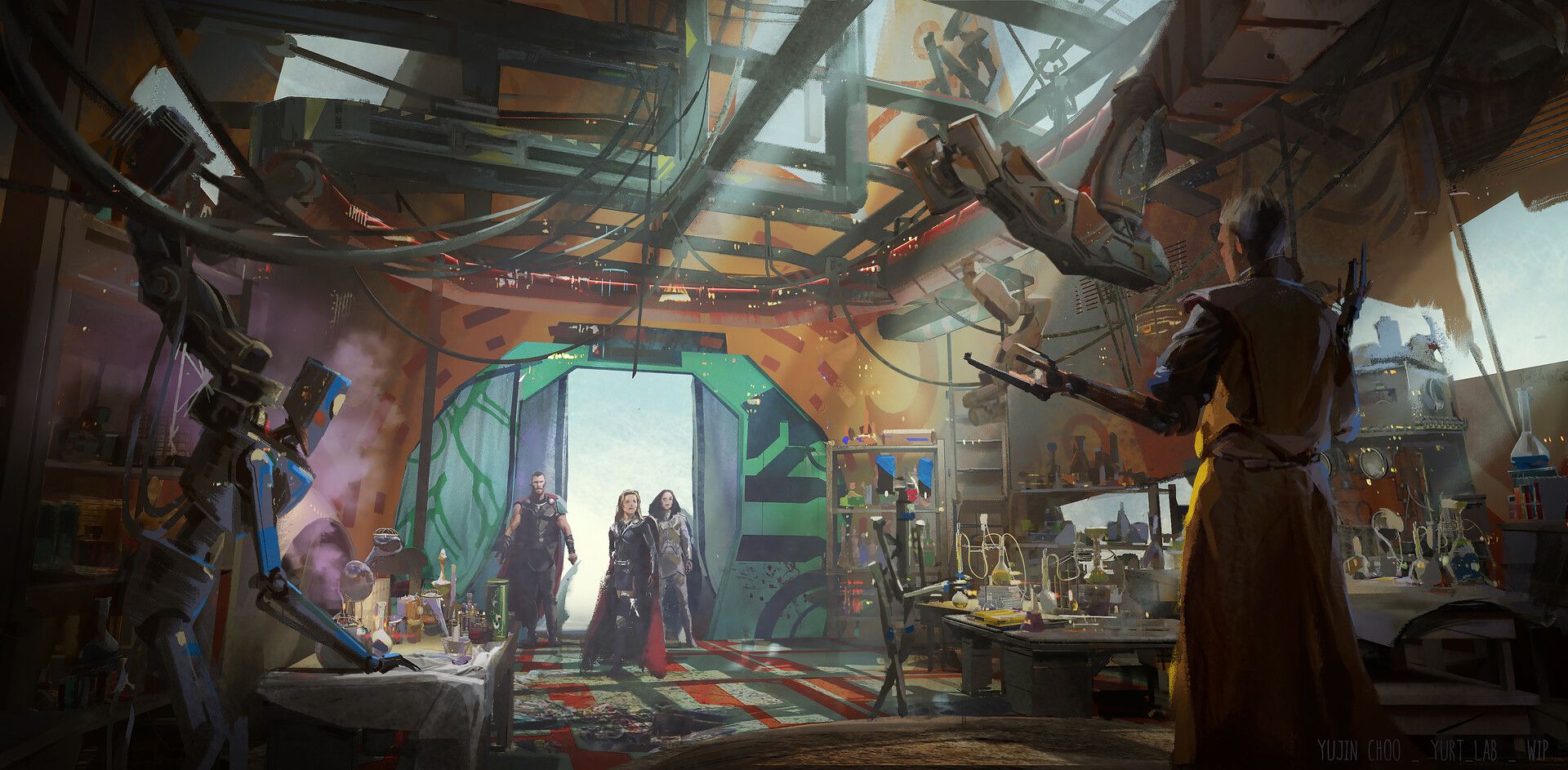 Thor: Love and Thunder Concept Art Hints at the Grandmaster's Fate