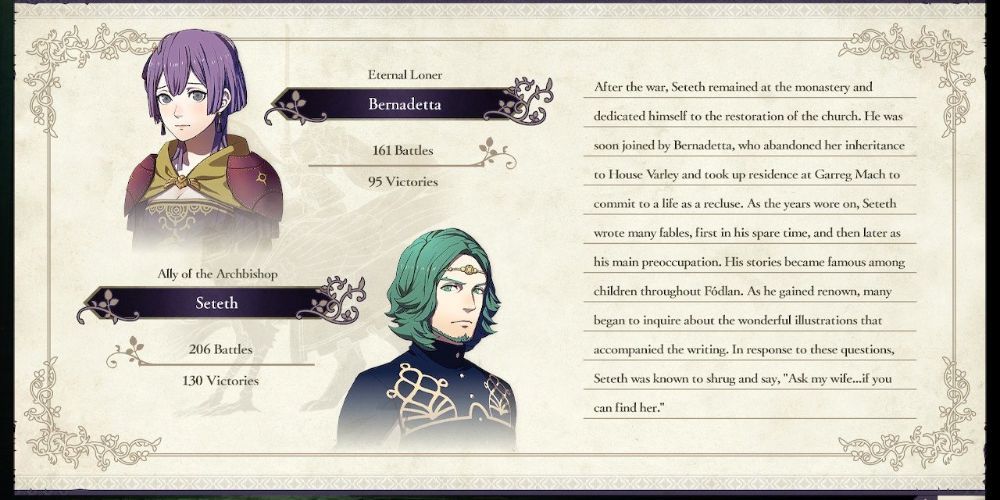 10 Best Romantic Character Endings In Fire Emblem Three Houses