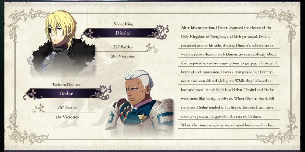 10 Best Non-Romantic Character Endings In Fire Emblem Three Houses