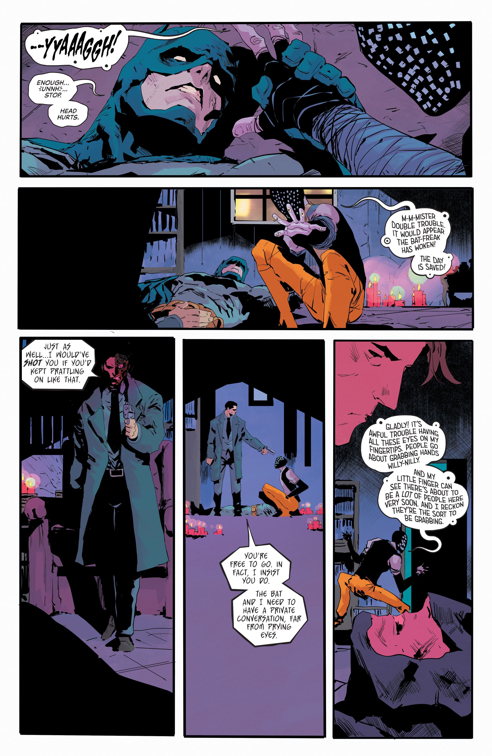 Two-Face Has Learned Batman's Secret Identity