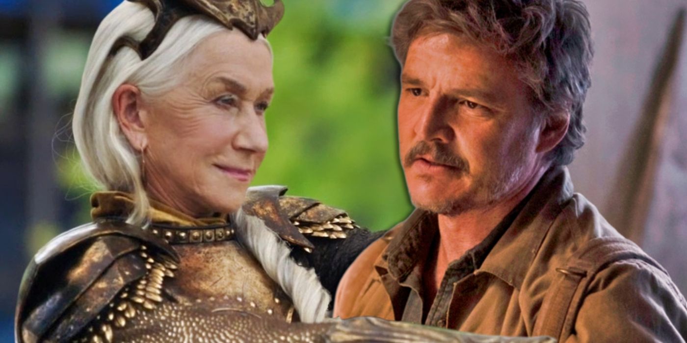 The Last of Us' Pedro Pascal Swerves a Kiss From Helen Mirren