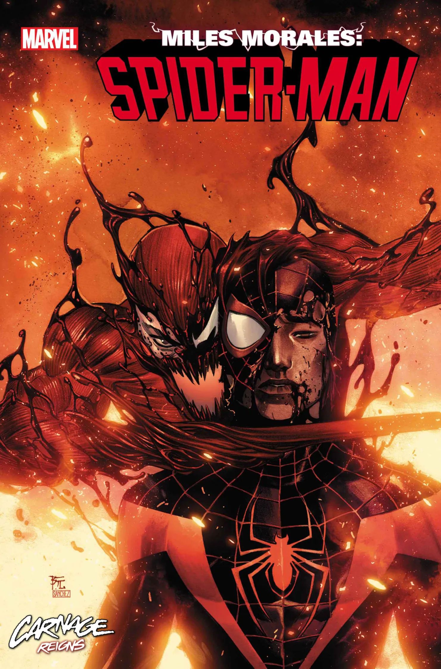 Carnage Is Preparing to Murder Spider-Man, aka Miles Morales