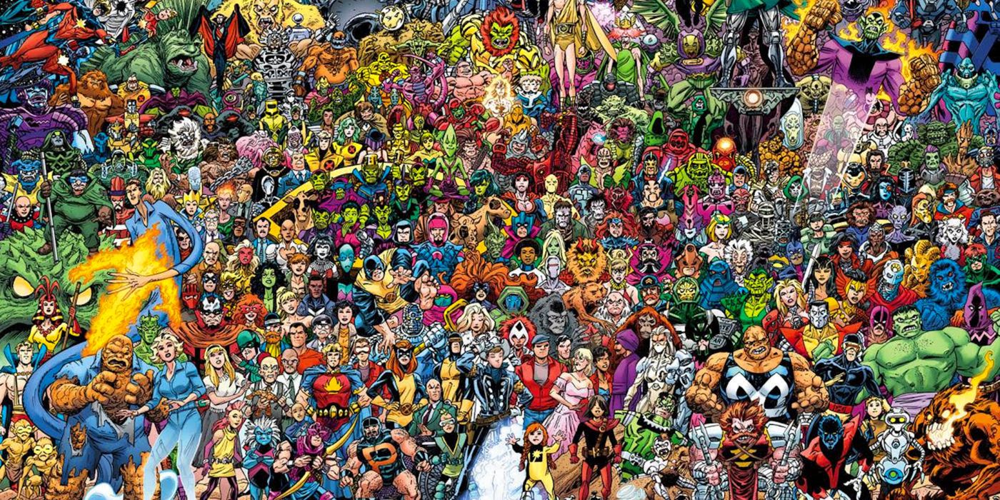 Marvel Assembles 700 Different Characters on a Single Fantastic Four ...