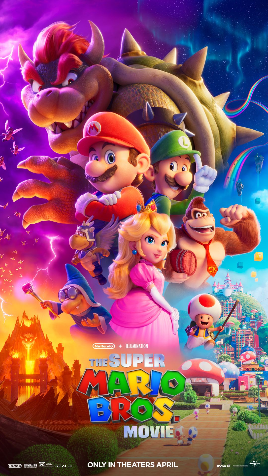 Super Mario Bros. Poster Preps the Heroes and Villains for Battle