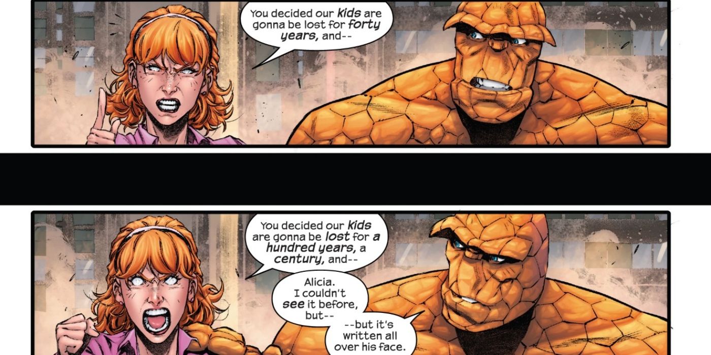 The Fantastic Four Hates Reed Richard's Emotion Control