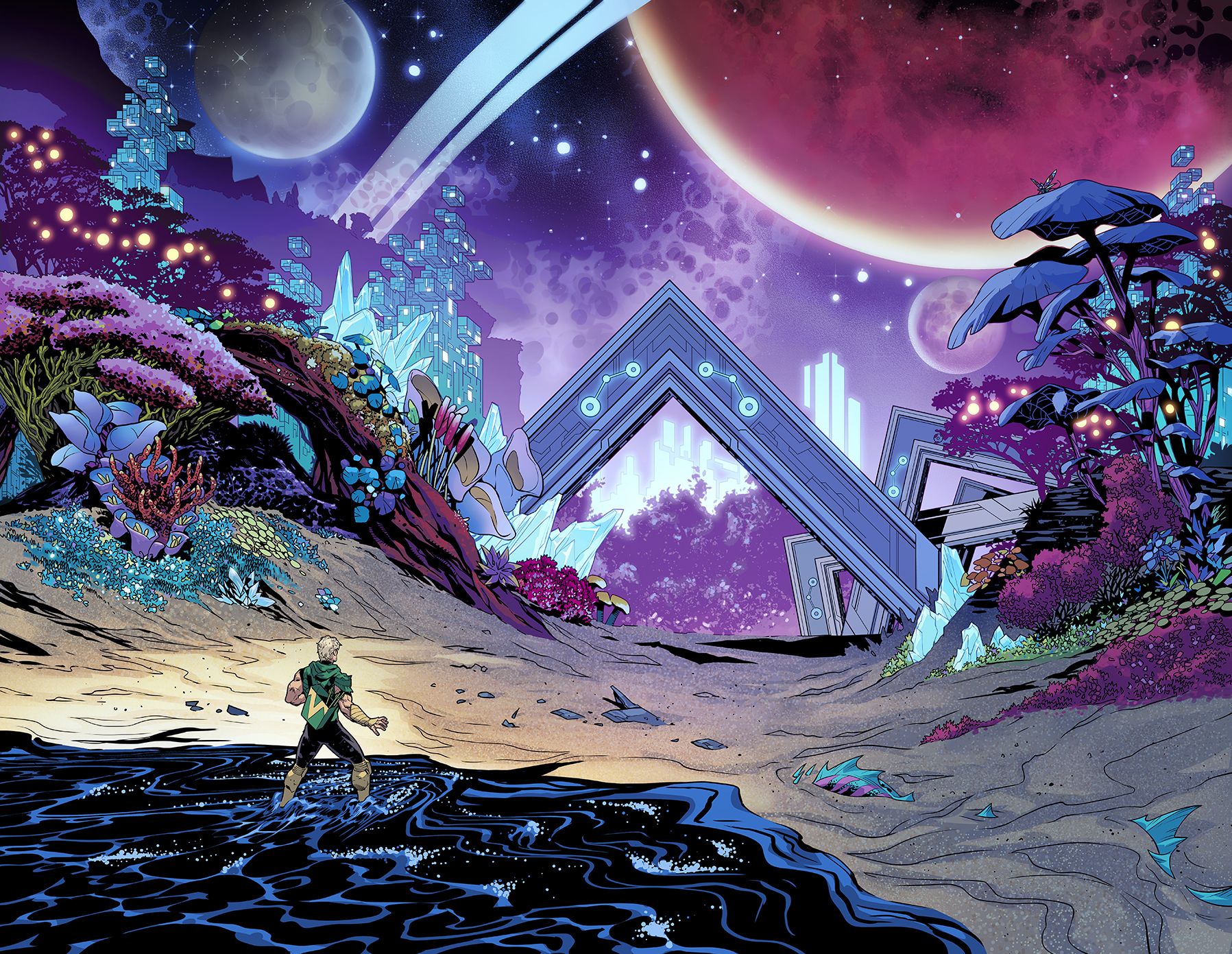 New Green Arrow Team Teases Family Reunions and Cosmic Adventure