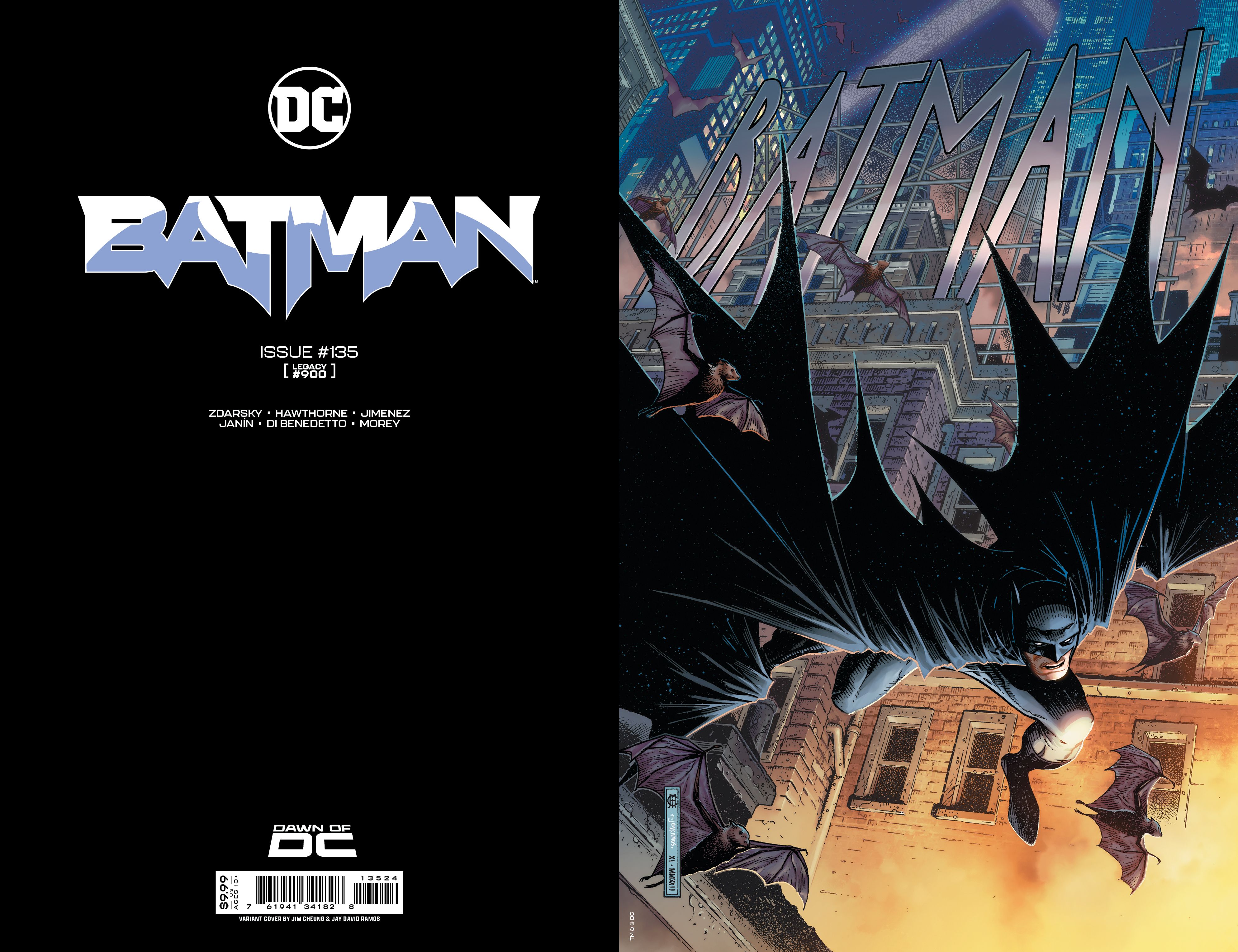 Batman #900 Debuts Jaw-Dropping Joe Quesada Interconnecting Covers