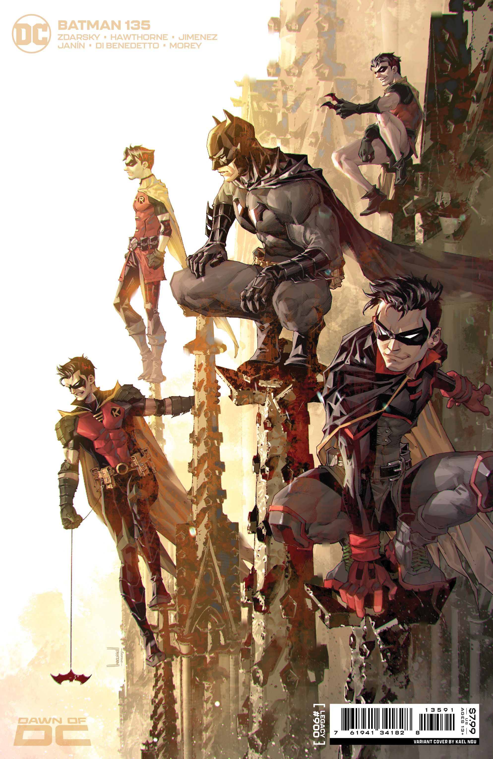 Batman #900 Debuts Jaw-Dropping Joe Quesada Interconnecting Covers