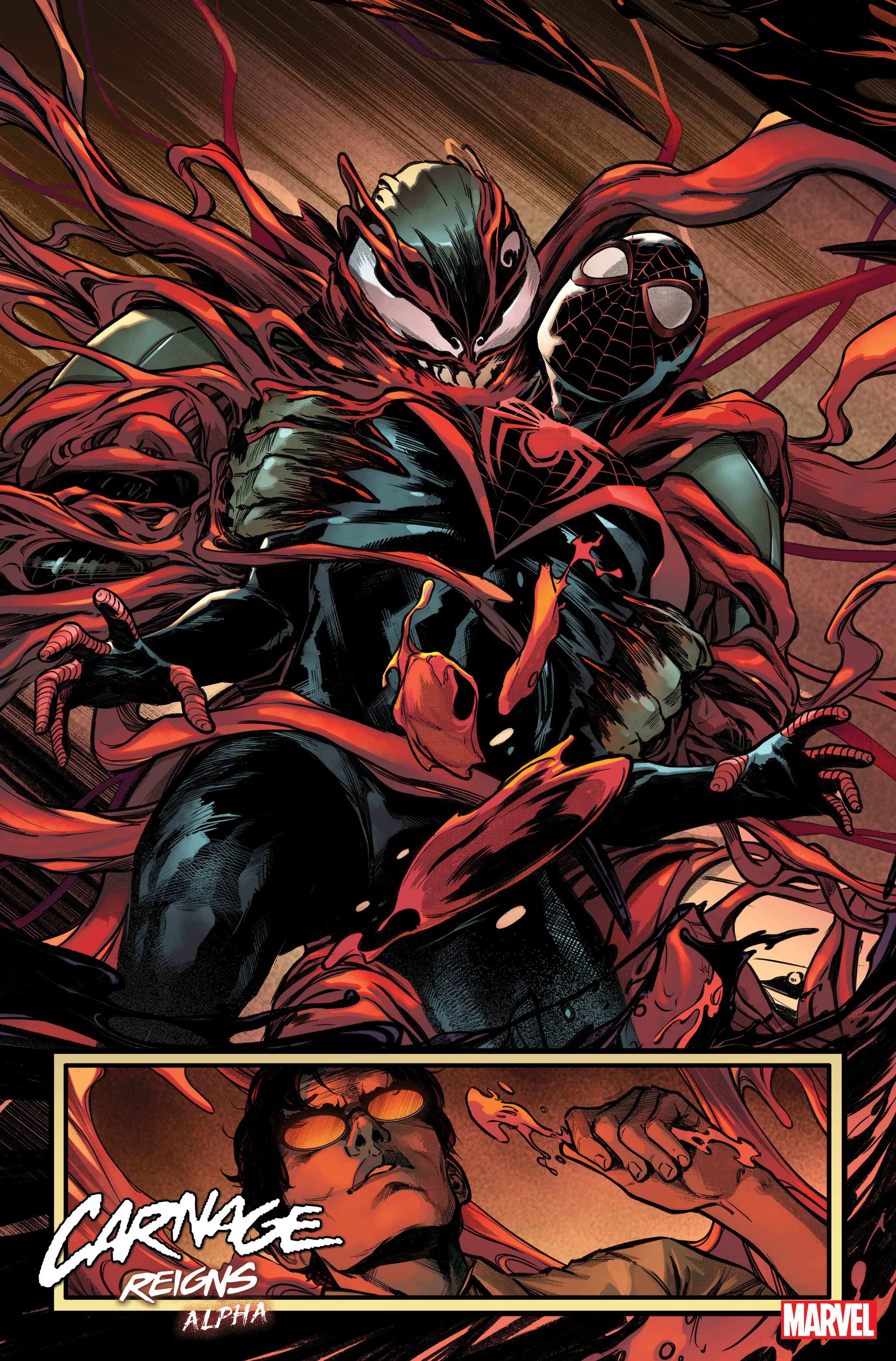 Carnage Reigns Writers Tease Miles Morales Spider-Man's Horrific Fight