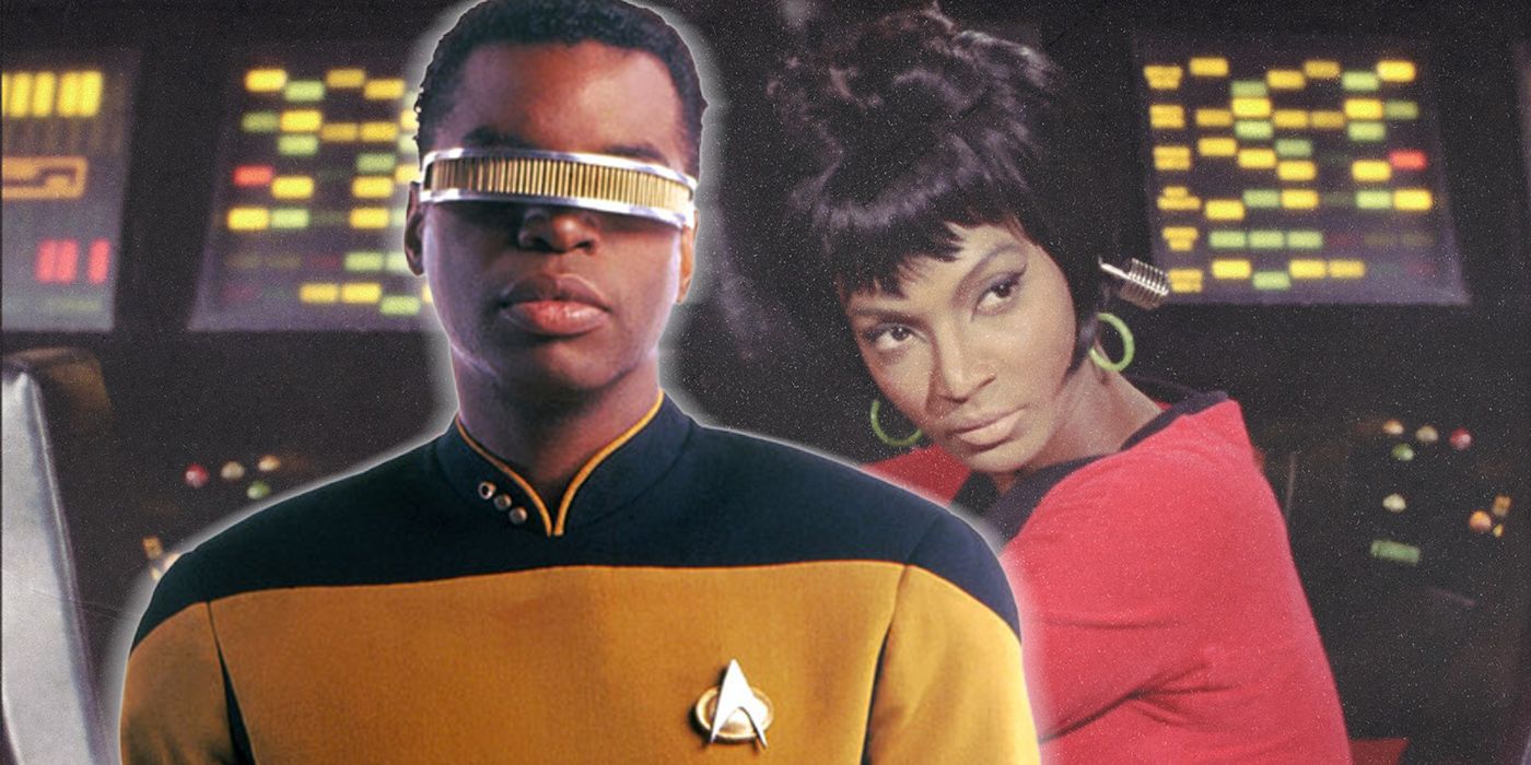 Geordi La Forge Wouldn't Exist Without Nichelle Nichols' Uhura Geordi La Forge Wouldn't Exist Without Nichelle Nichols' Uhura