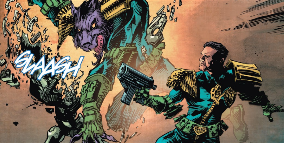Judge Dredd Was Once Transformed Into a Werewolf