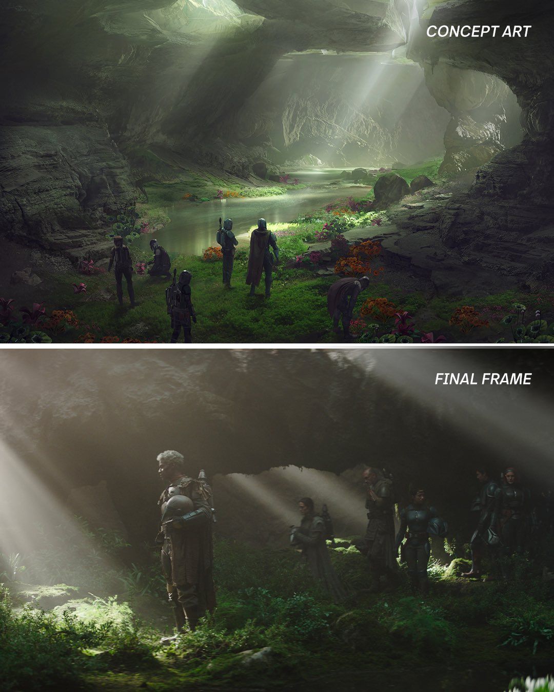 The Mandalorian Images Show How Concept Art Transforms Into Season 3