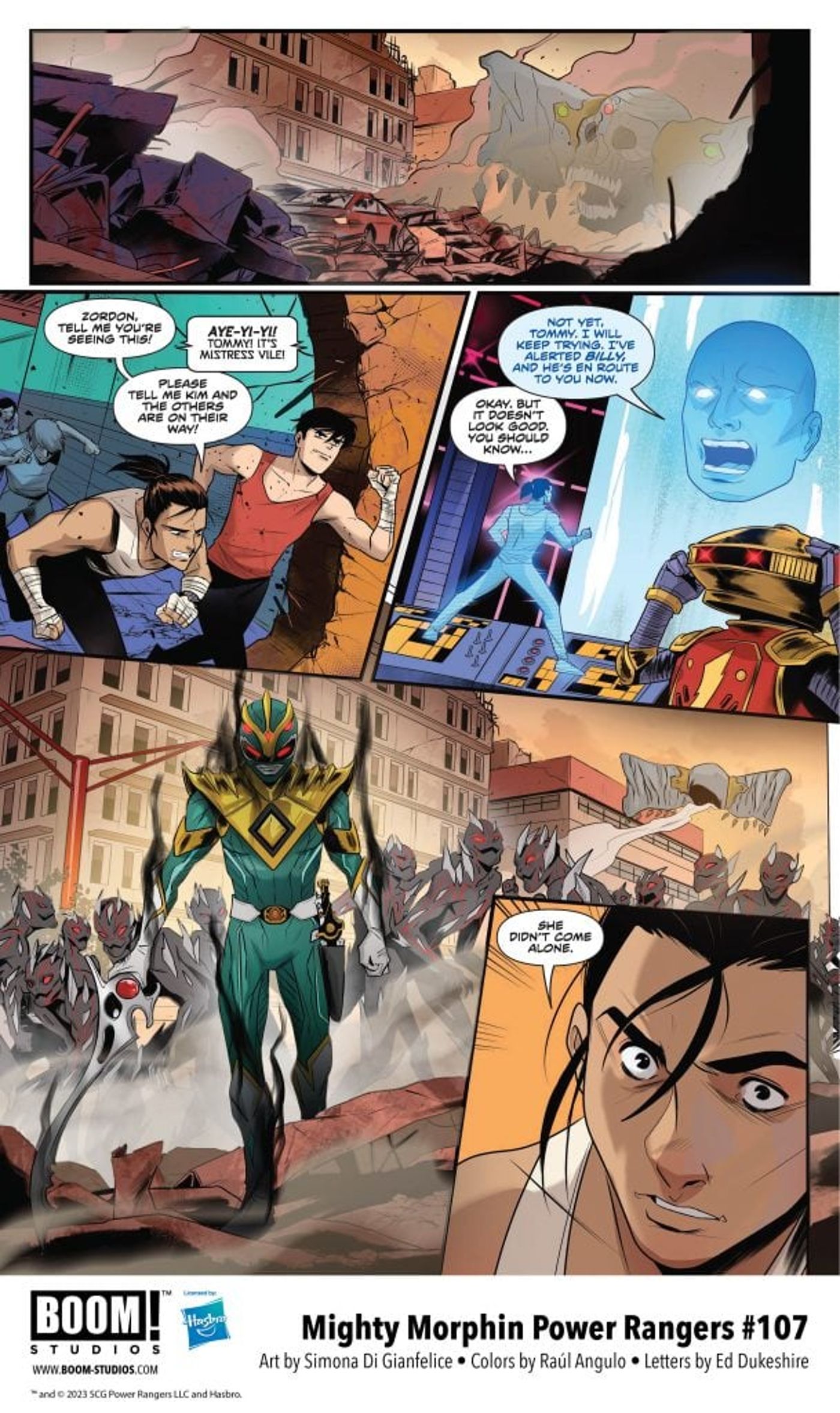 MMPR's Original Nemesis Unveils a New, Evil Green Ranger