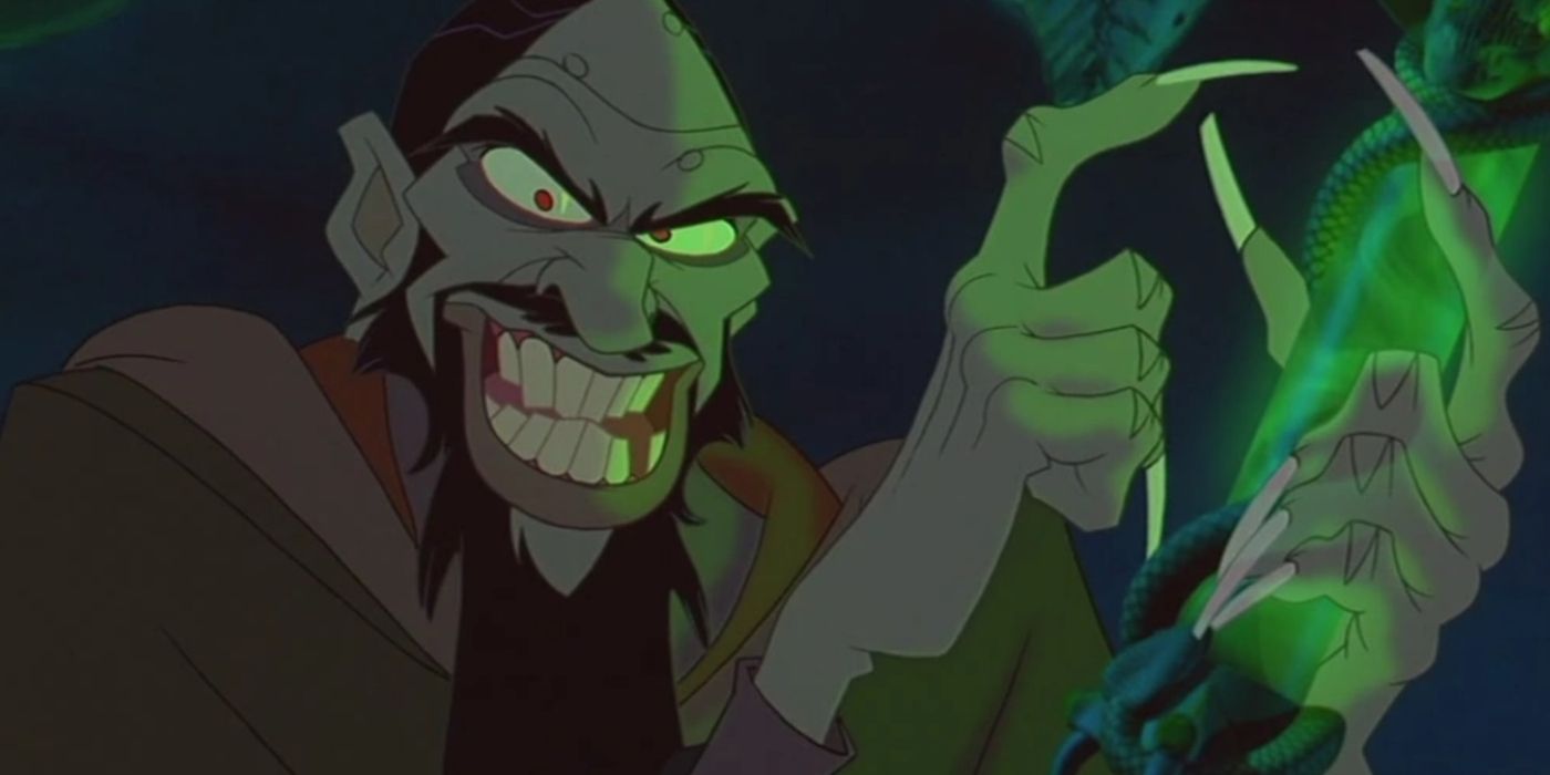 10 Most Terrifying Villains From 90s Animated Movies