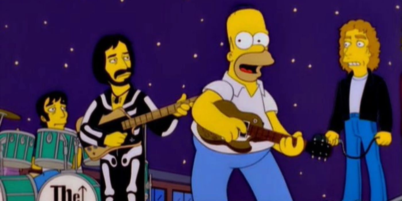 The Simpsons Let a Rock Icon Curse at Marge - And It Worked Perfectly