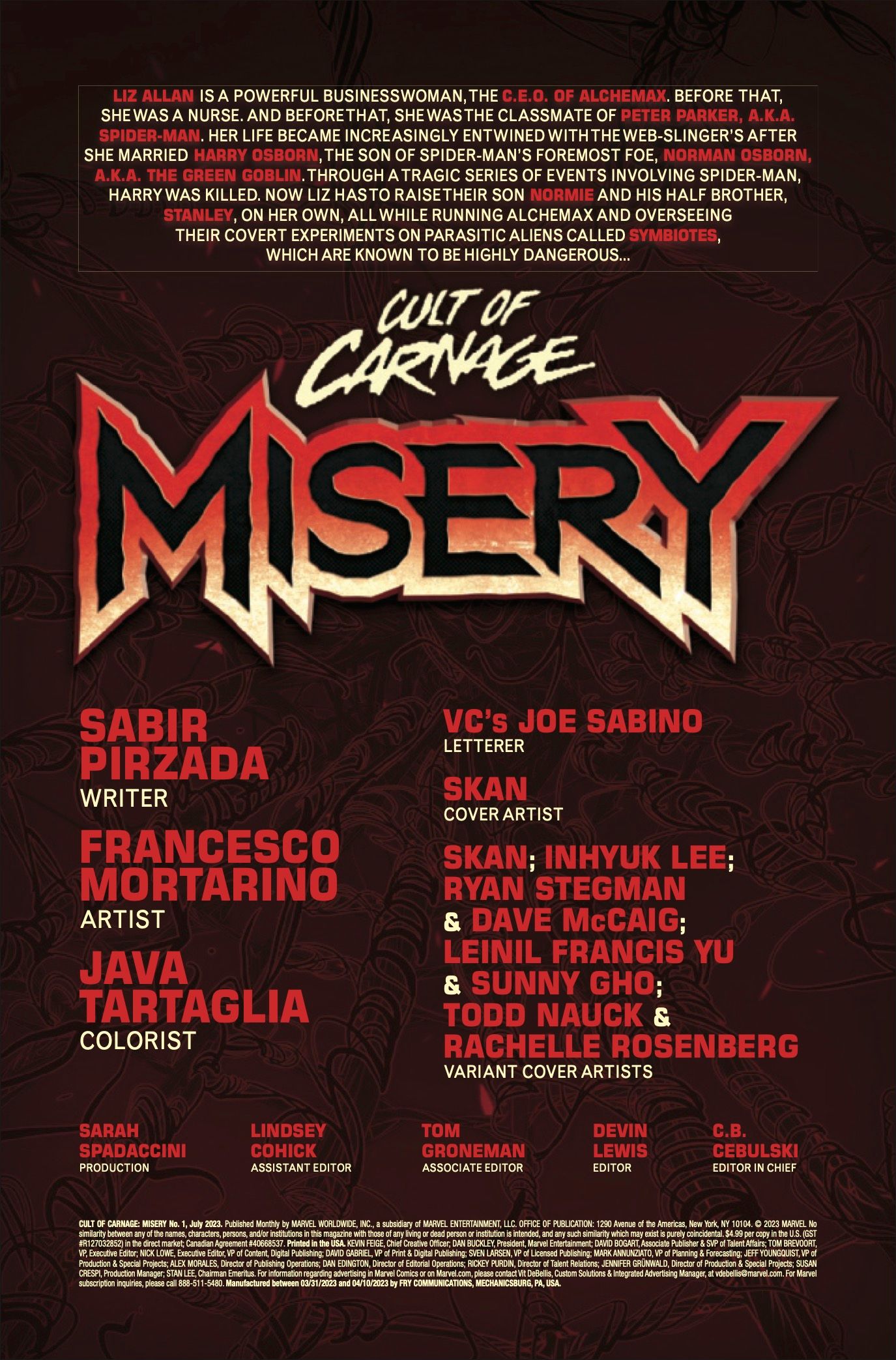 Marvel Gives Carnage a Bizarre New Host