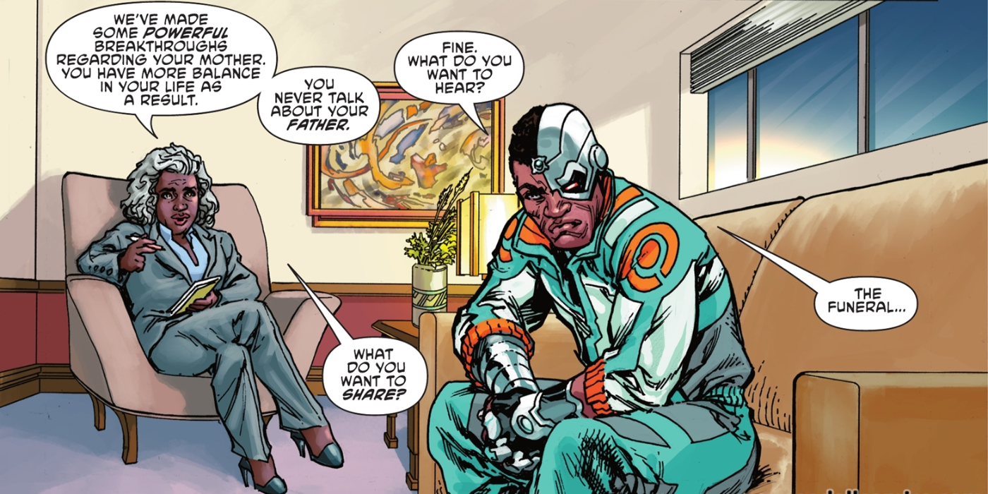 Dawn of DC Gives Cyborg a Chance to Reconcile With His Father