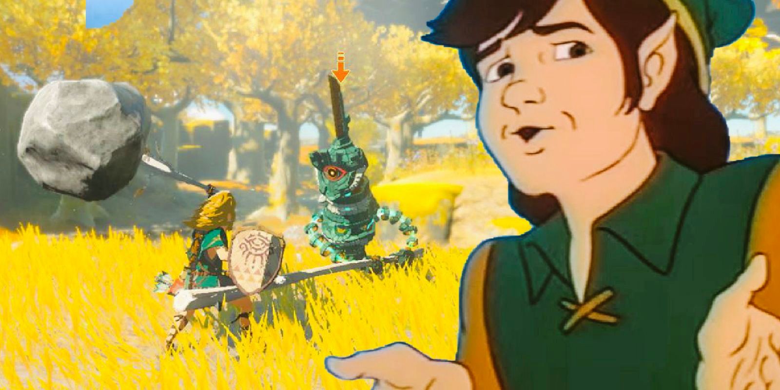 Tears of the Kingdom Make a Ridiculous Zelda Cartoon Moment Possible
