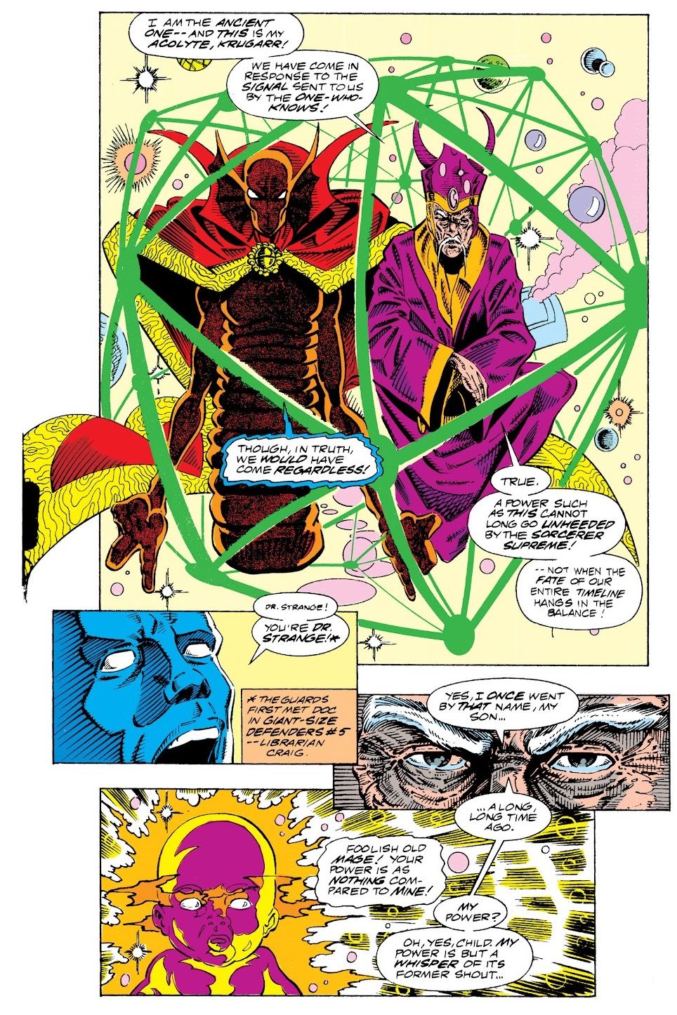 Who is the Sorcerer Supreme in the Guardians of the Galaxy's Future?