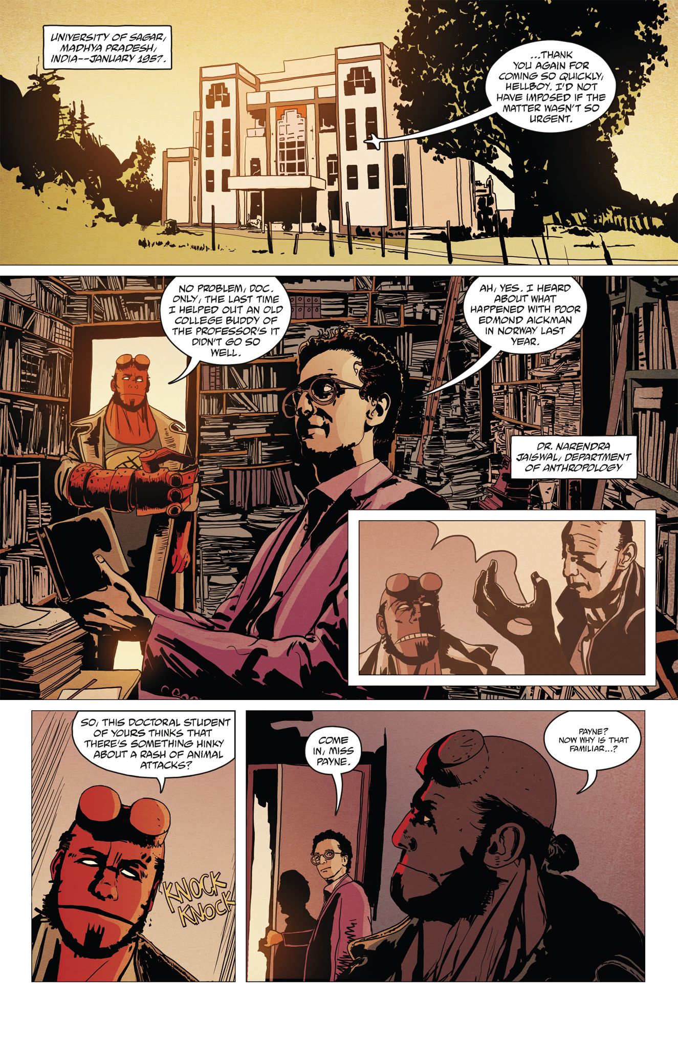 Hellboy Finally Brings a Character From the Novels to Comics