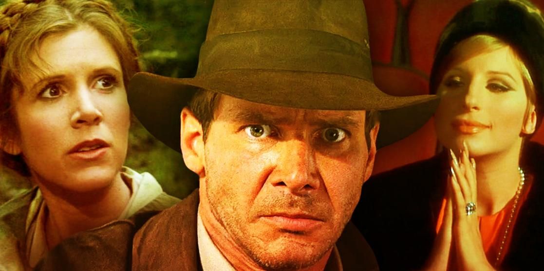 Carrie Fisher Saves Indiana Jones From a Leather-Clad Streisand in Lost ...