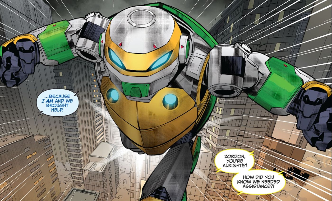 The Ninja Turtle's Metalhead Upgraded the Power Rangers’ Megazord