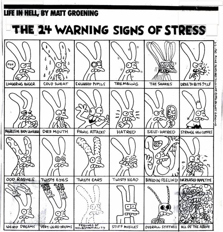Matt Groening's Best Hell Comic Strips Of All Time