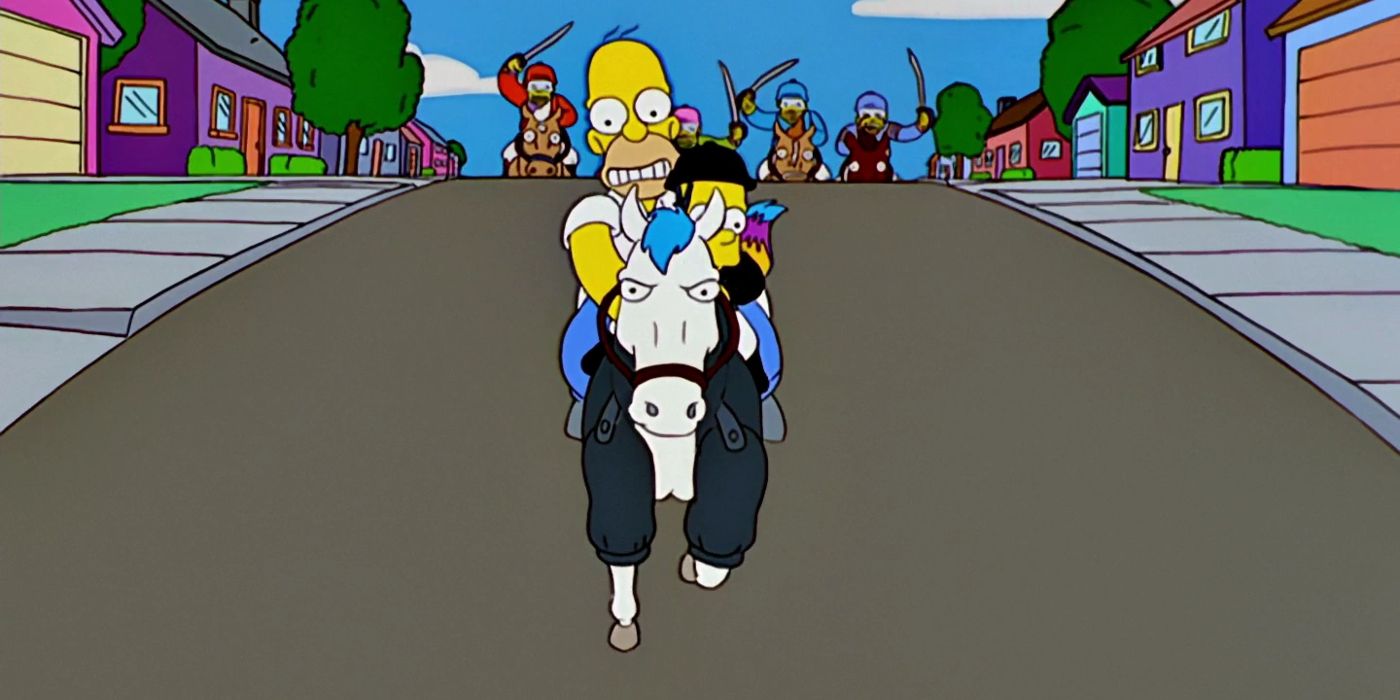 Fans Have Been Misinterpreting The Simpsons' 'Saddlesore Galactica'