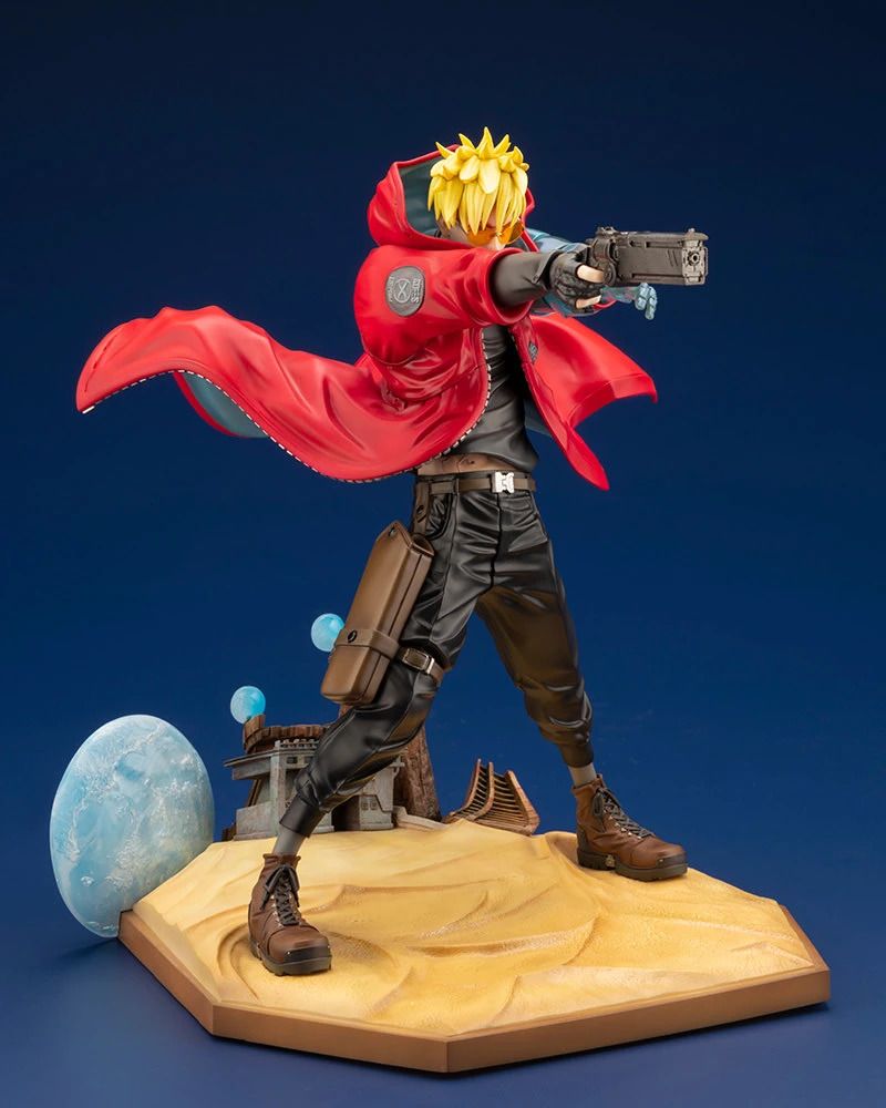 Trigun Stampede Vash Figure Showcases a Dynamic $$6,000,000 Man