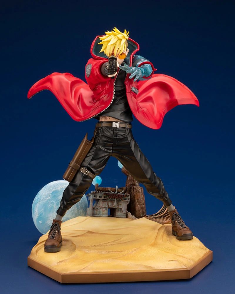 Trigun Stampede Vash Figure Showcases a Dynamic $$6,000,000 Man